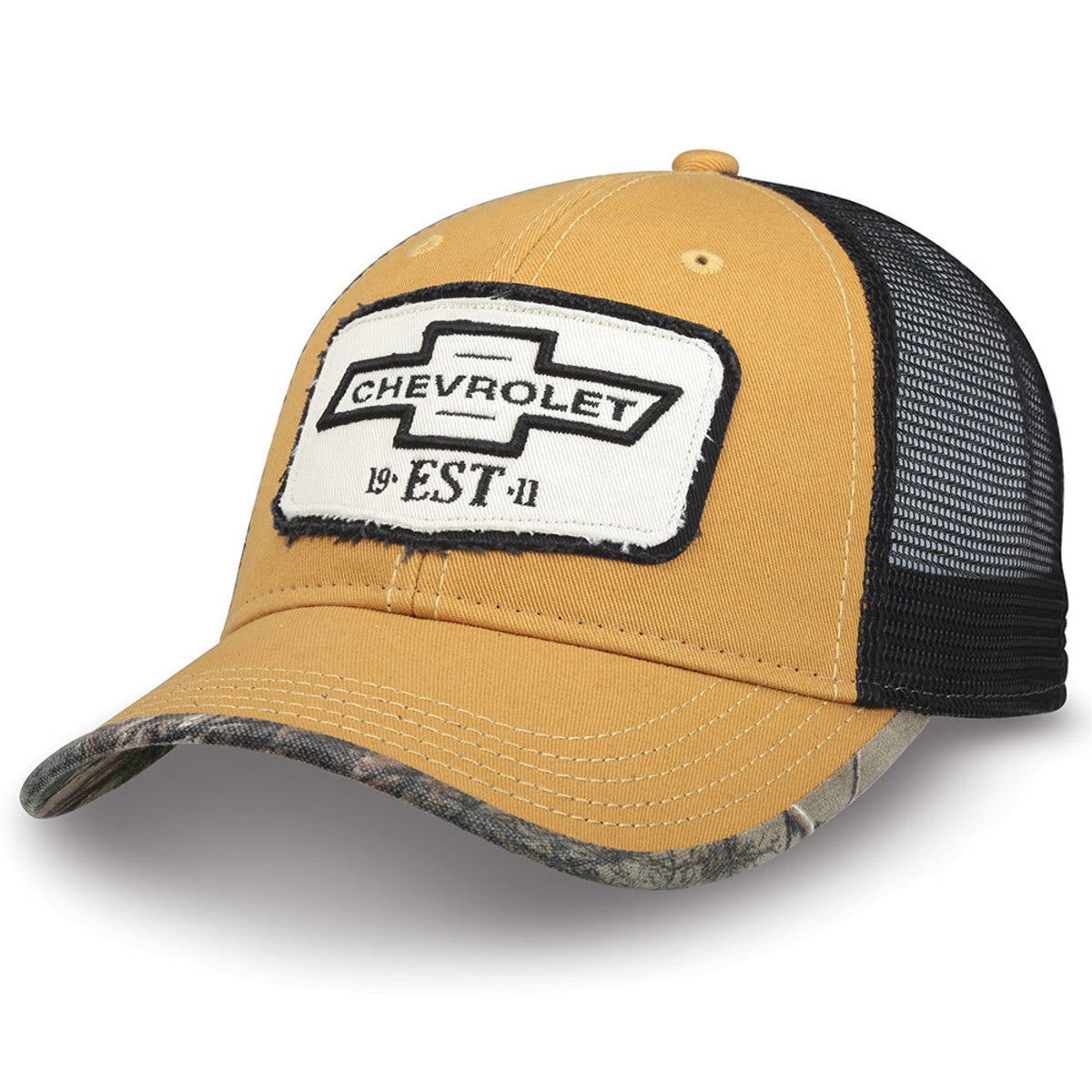 CHEVY VINTAGE ESTABLISHED CAP CHINO TWILL HAT | Buick GMC Chevy ...