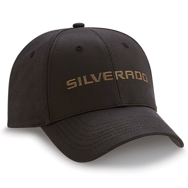 Silverado Chevy Truck Logo Black Washed Twill/ Cap New Chevrolet Hat ...