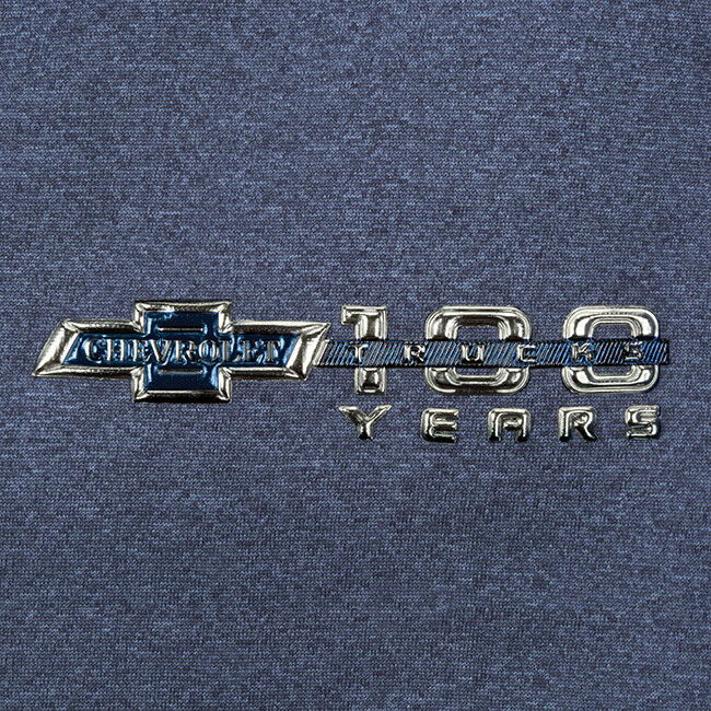 CHEVROLET BONDED BLUE 100 YEARS JACKET CHEVY NEW GM OFFICIAL POLYESTER ...