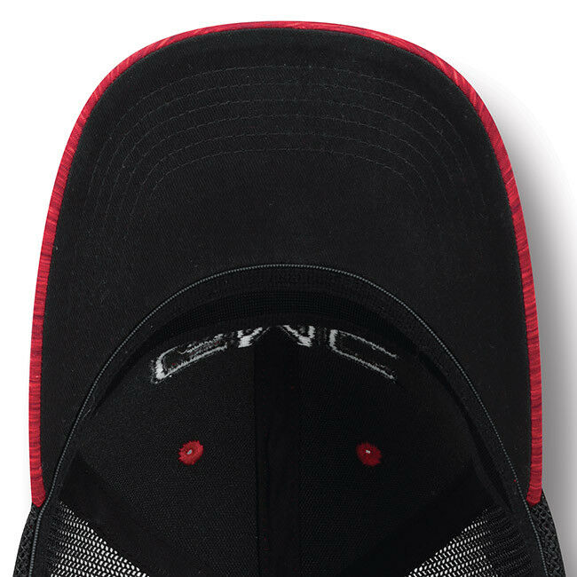 Fitted Space Dye Cap RED/BLACK LOGO GMC TRUCK NEW BASEBALL HAT ...